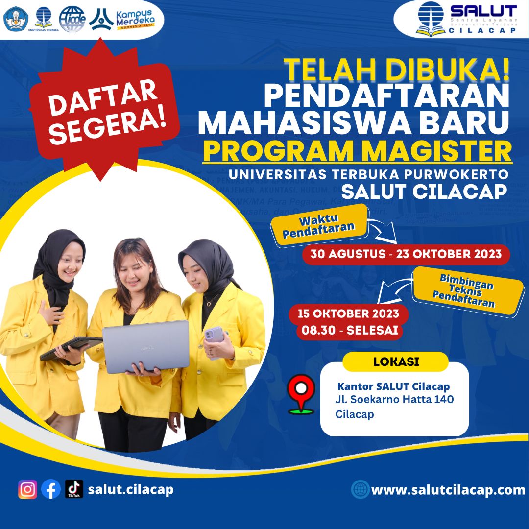 Salut Cilacap | – Sentra Layanan Universitas Terbuka